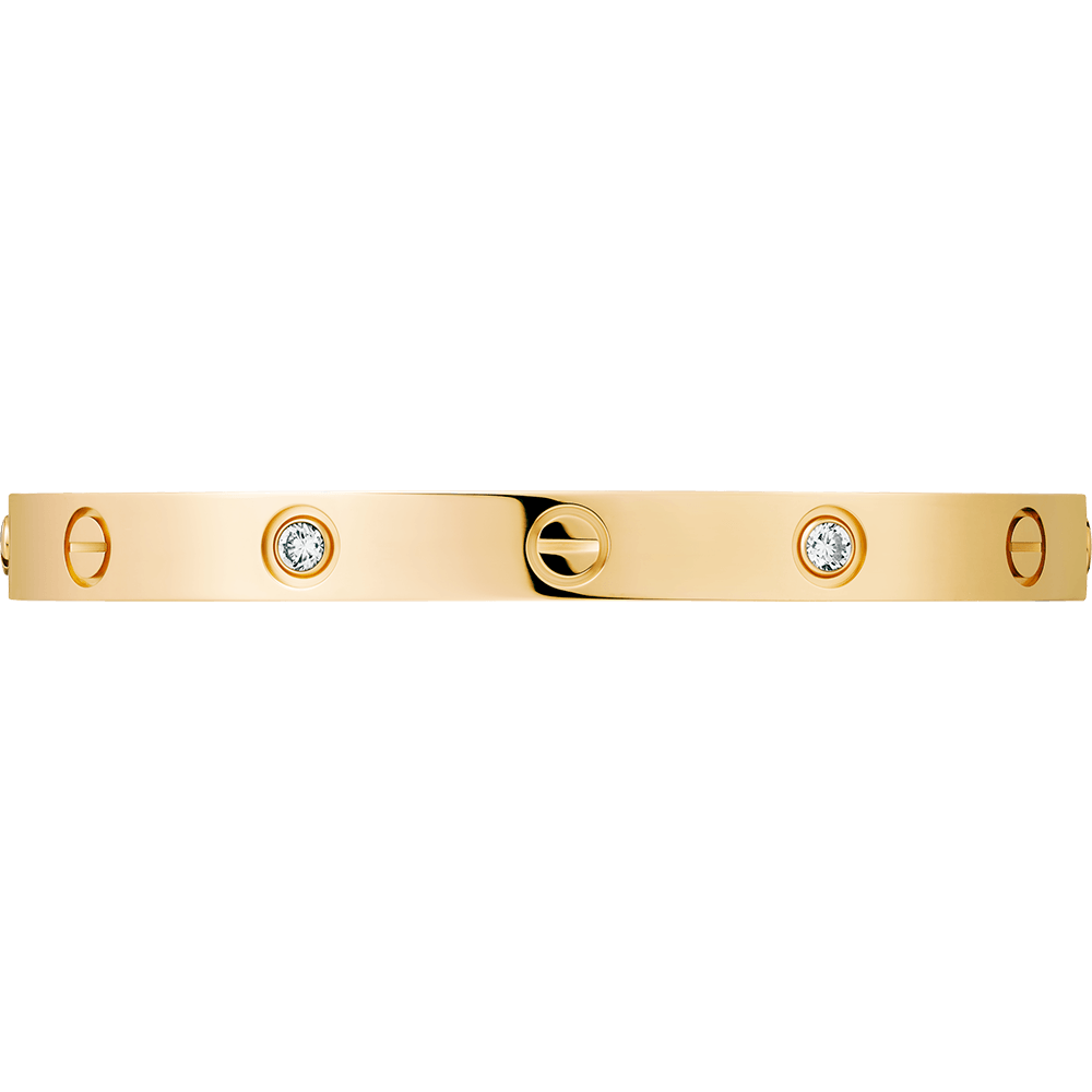B6070020 Pulseira LOVE, Modelo Tradicional, 4 Diamantes - Cartier