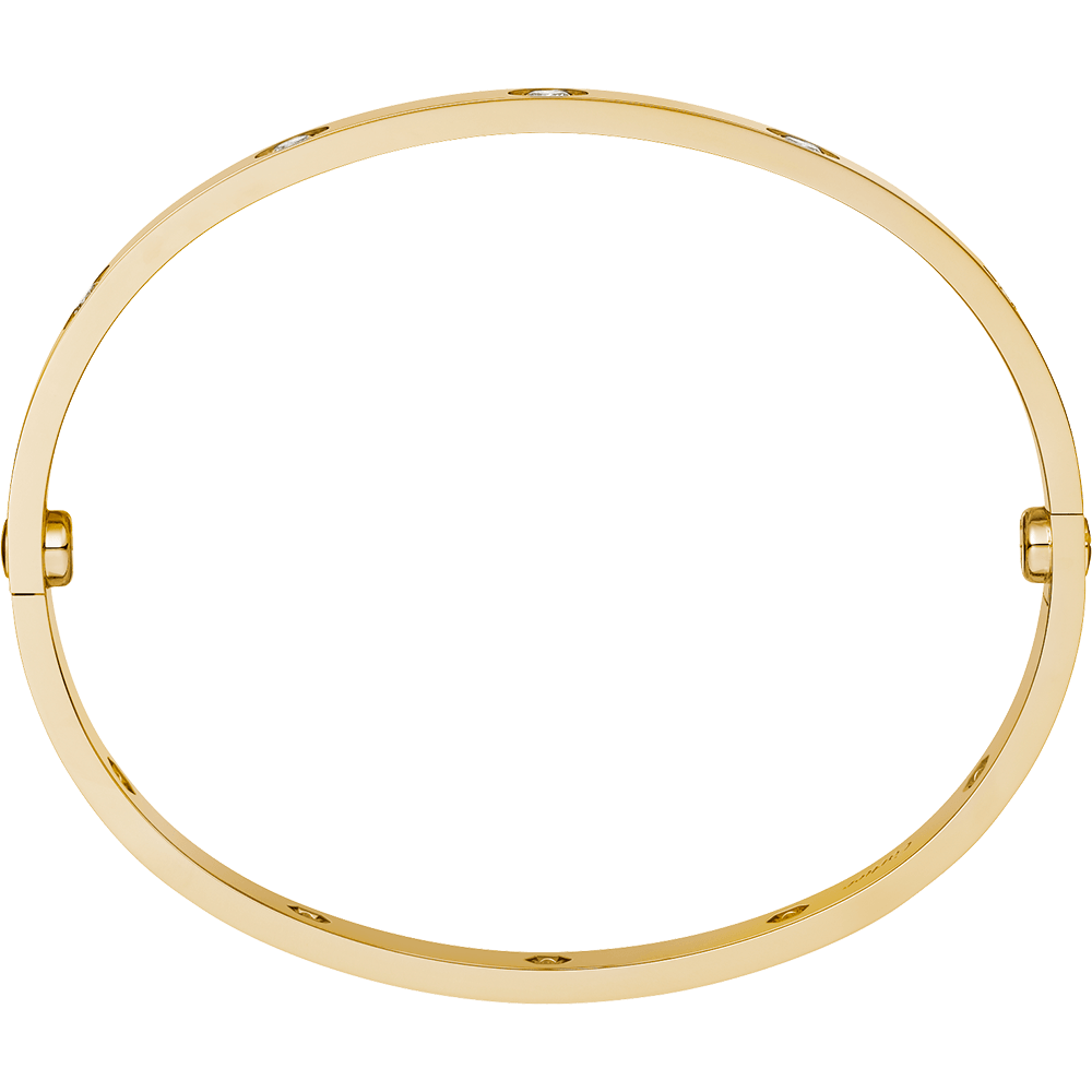 B6070320 Pulseira LOVE, Modelo Tradicional, 10 DIAMANTES - Cartier