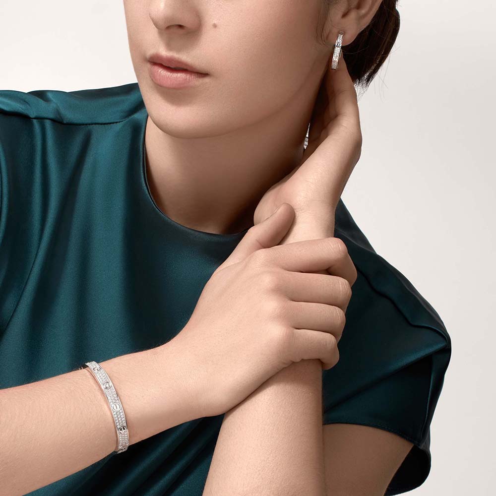 N6717600 Pulseira LOVE, Modelo Tradicional, Pavê - Cartier