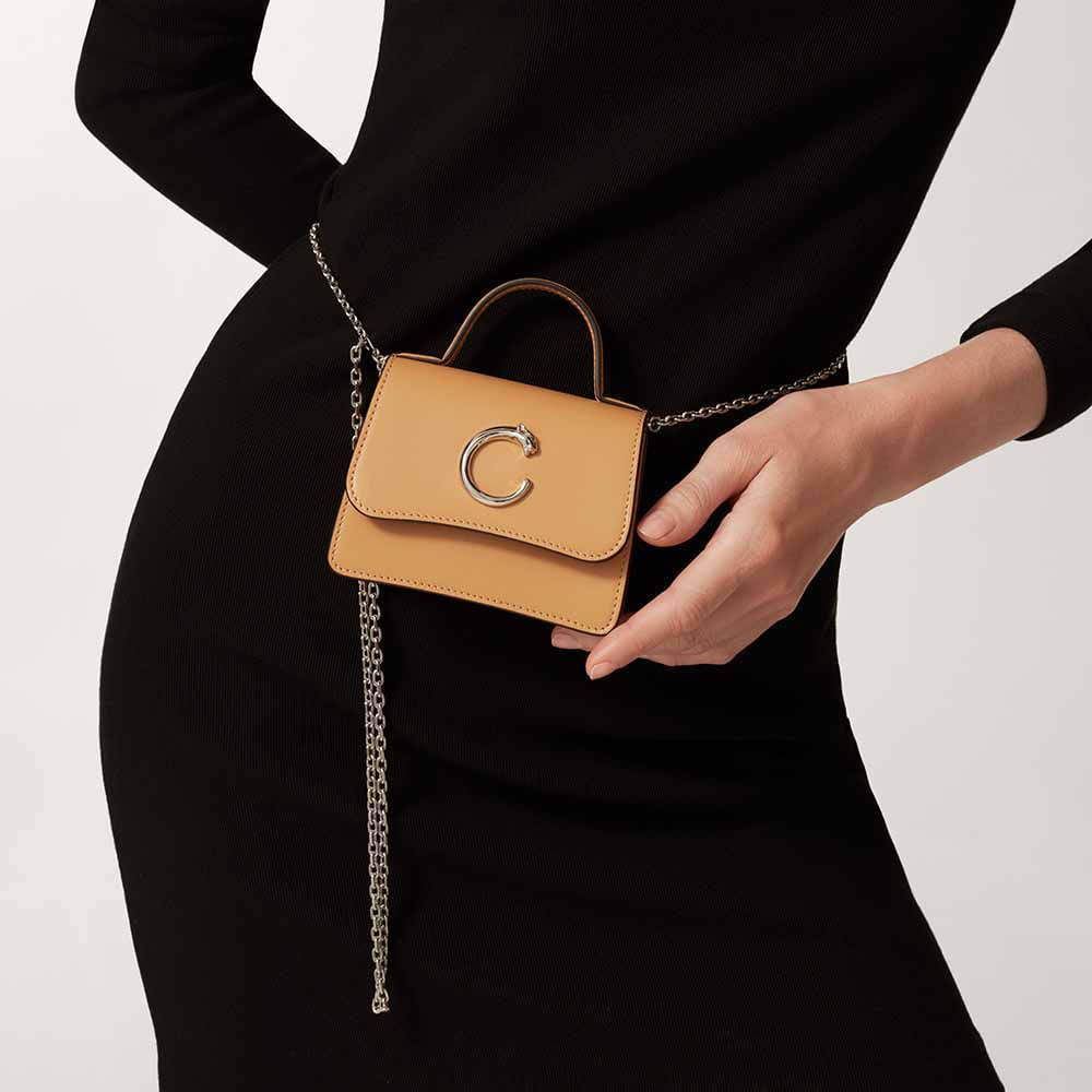 L3002221 BOLSA COM CORRENTE PANTHÈRE DE CARTIER, MODELO MICRO - Cartier