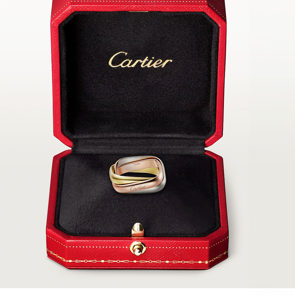 B4240600 ANEL TRINITY BOX, MODELO MÉDIO - Cartier
