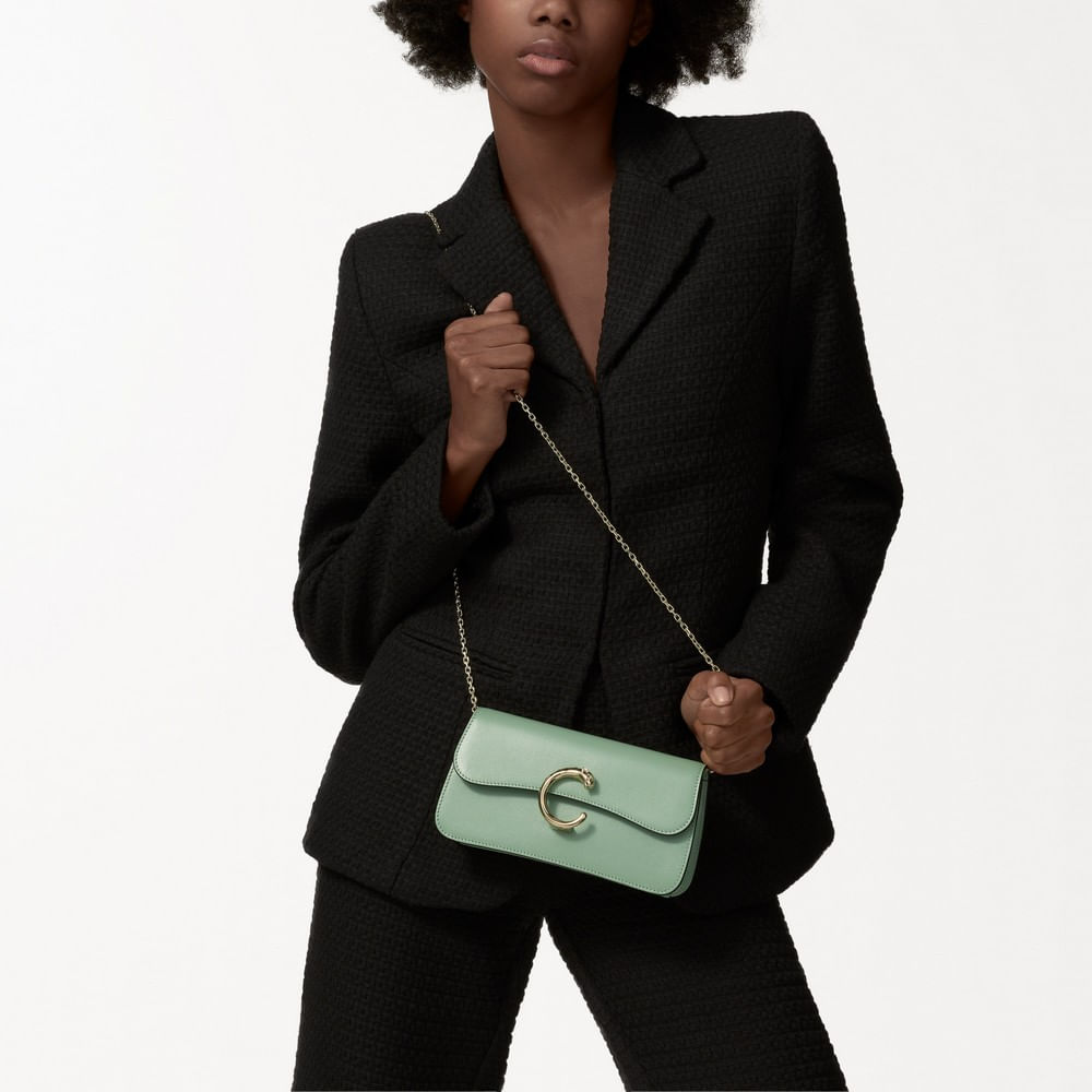 L1002448 BOLSA COM CORRENTE PANTHÈRE DE CARTIER, MODELO MINI - Cartier